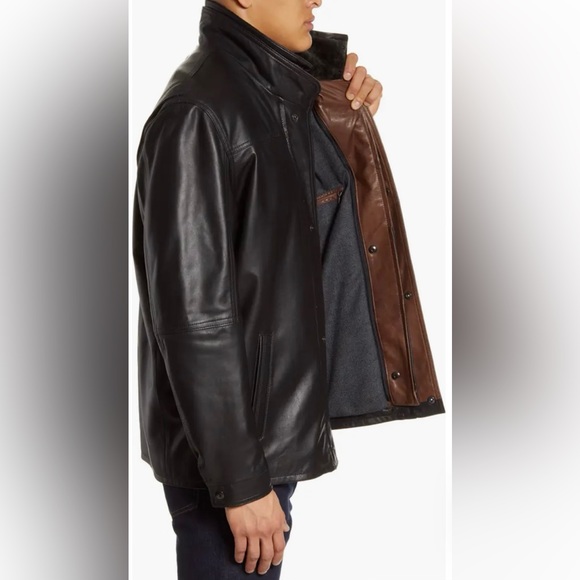 Remy Leather | Jackets & Coats | Nwt Remy Mens Leather Coat With ...